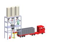 China High Filling Efficiency SS304 20M Bulk Truck Loader for sale