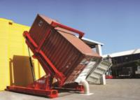 China Hydraulic SS304 40ft ISO Bulk Truck Unloading System for sale
