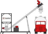 China Huge Discharge Capacity SS304 Bulk Truck Unloading System for sale