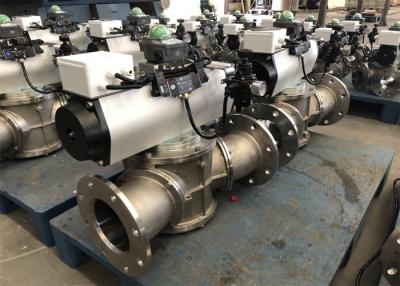 China Swing Plate Q235 Hydraulic Multiplier Manual Diverter Valve for sale