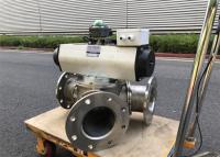 China Outdoor 60° Pipe Included Angle V Shaped Diverter Valve for sale