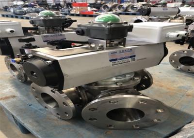 China V Shaped 60° Pipe Included Angle Pneumatic Diverter Valve for sale