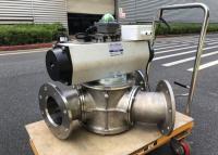China V Shaped 60° Pipe Included Angle Pneumatic Diverter Valve for sale