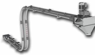 China CE Bulk Material energy saving SS304 Tube Chain Drag Conveyor for sale