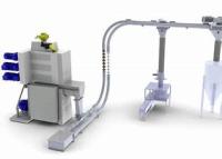 China DN100 4m3/H Tubular Screw Conveyor Systems For Chemical Fiber for sale