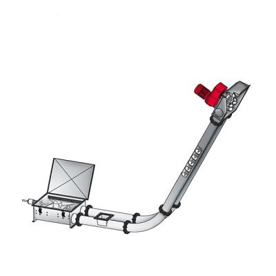China 4KW Tubular Chain Scraper Conveyor Temperature Sensitive Material for sale