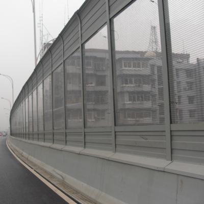 China Acrylic Sound Barrier Panel 1200x2400mm 92% Light Transmission Noise Proofing Highway Bridge Fence for sale