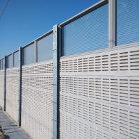 China Highway Sound Barrier Panel 50mm 100mm Thick Noise Reduction Fence for Road Traffic for sale