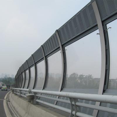 China 92% Light Transmission Cast Clear Acrylic Sheet Sound Noise Barrier 10000 Tons Capacity for sale