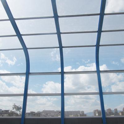 China Anti Impact Highway Bird Guard Noise Barrier Transparent Plexiglass Sheet 92% Light Transmittance for sale