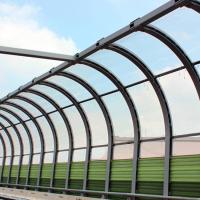 China Custom Size Transparent Polycarbonate Sound Barrier Sheets 1-5m Height with 10-15dB Noise Reduction for sale