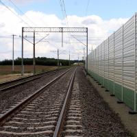 China Perforated Aluminum Acoustic Panels Noise Barrier Fence for Highway 2mm Thickness for sale