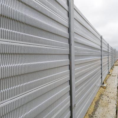 China Waterproof Perforated Metal Acoustic Panel Noise Barrier 2000x500x80mm Galvanized Steel for sale
