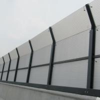 China Transparent Acrylic Noise Barrier Fence 8-25mm Sound Insulation Panel for Highway Railway for sale