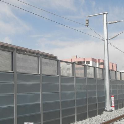 China Transparent Acrylic Sound Barrier Sheet 5mm 6mm 10mm Noise Fence Panel for sale