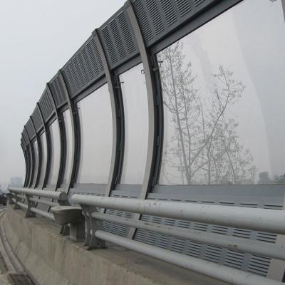 China Clear Acrylic Noise Barrier Wall 1220x2440mm Soundproof Highway Fence for sale