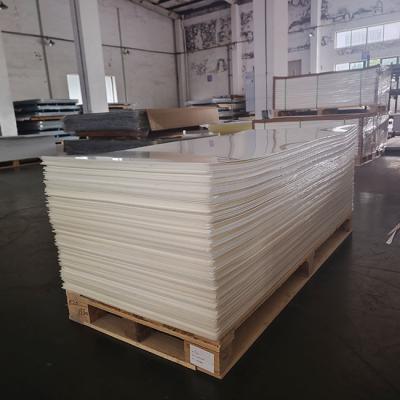 China 1220x2440mm Mitsubishi MMA White Sanitary Acrylic Sheet for Bathtub 1-300mm for sale