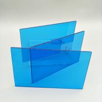 China Transparent Blue Cast Acrylic Sheet 3mm 8mm Sign Grade Plexiglass for Signage for sale
