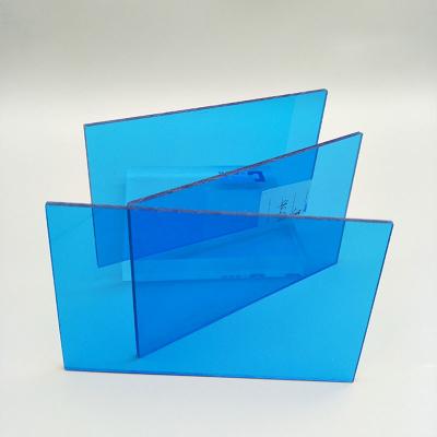 China Transparent Blue Cast Acrylic Sheet 3mm 8mm Sign Grade Plexiglass for Signage for sale