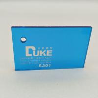 China Blue Transparent Cast Acrylic Sheet 1020x2030mm for AD Sign 92% Light Transmission for sale
