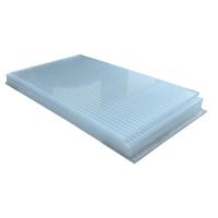 China PMMA Sound Barrier Railway Noise Fence 80mm Thickness 93% Transparency for sale