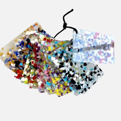 China 3mm Transparent Special Color Patterned Acrylic Plexiglass Panel For Decoration Craft for sale