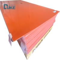 China Orange Cast Acrylic Sheets 2-40mm Thickness for Decoration & Display with 92.7% Transparency for sale