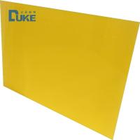 China Custom Size 3mm Thick Glossy Opaque Yellow Cast Acrylic Sheet for Laser Cutting for sale