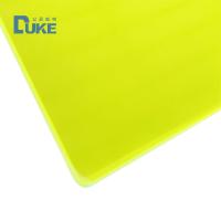 China Fluorescent Neon Translucent Green Cast Acrylic Plexiglass Sheet 1.2g/cm3 for Signage for sale
