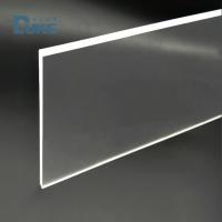 China Edge-Lit Acrylic Light Guide Plate LGP - 91% Light Transmittance, 0.2mm Tolerance for LED Backlighting for sale