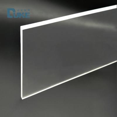 China Edge-Lit Acrylic Light Guide Plate LGP - 91% Light Transmittance, 0.2mm Tolerance for LED Backlighting for sale