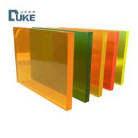 China Fluorescent Cast Acrylic Sheet PMMA Panel 1.8-40mm for Custom LED Light Box Advertising Signs for sale