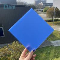 China Day Night Acrylic Signage Panel 1220x2440mm Blue White Color Change Plexiglass for Outdoor Advertising for sale
