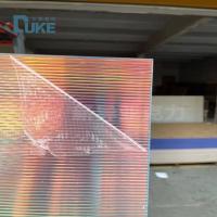 China Reeded Pattern Grey Acrylic Sheet 1220x2440mm - 100% Virgin PMMA Material for Interior Decoration for sale