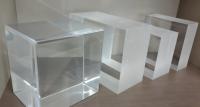 China Cast Acrylic Swimming Pool Panel 40-150mm Thick UV Resistant Clear Acrylic Sheet for sale