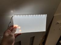 China Nano LGP Sheet Edge Lit Clear Acrylic Light Guide Plate 91% Transmittance for Backlighting for sale