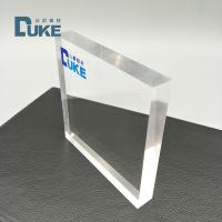 China 8mm Clear PMMA Cast Acrylic Sheet Heat Resistant Custom Size Laser Cutting UV Printing for sale