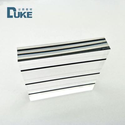 China PMMA Acrylic Sound Barrier Panel 80mm 100mm 120mm for Highway Flyover Noise Reduction for sale
