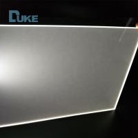 China 1.8mm 2mm 2.5mm Edge Lit Acrylic Sheets PMMA LED Light Guide Plate with 92% Transmittance and Acid Alkali Resistance for sale