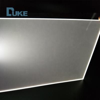China 1.8mm 2mm 2.5mm Edge Lit Acrylic Sheets PMMA LED Light Guide Plate with 92% Transmittance and Acid Alkali Resistance for sale
