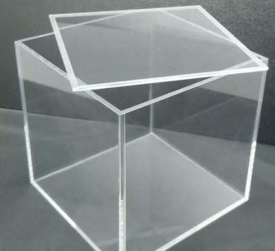 China High Clarity Optical Cast Acrylic Sheet 92% Light Transmission Virgin Mitsubishi MMA Custom Cutting for sale