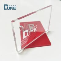 China Cast Acrylic Sheet 6mm Transparent PE Protective Film Soundproof Weather Resistant 92% Light Transmittance for sale