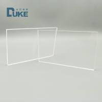 China Clear Plexiglass Panel 93% Light Transmission Custom Laser Cutting Service for Display for sale