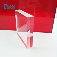 China 8mm Clear PMMA Cast Acrylic Sheet Heat Resistant Custom Size Laser Cutting UV Printing for sale