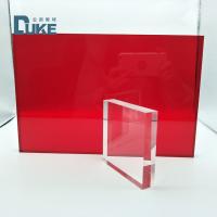 China 8mm Clear PMMA Cast Acrylic Sheet Heat Resistant Custom Size Laser Cutting UV Printing for sale