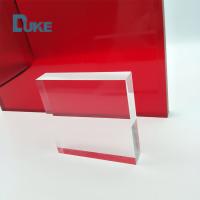 China 8mm Clear PMMA Cast Acrylic Sheet Heat Resistant Custom Size Laser Cutting UV Printing for sale
