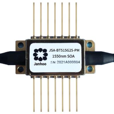 China Janhoo 1550nm G-=25 Polarization Maintaining Butterfly SOA for sale