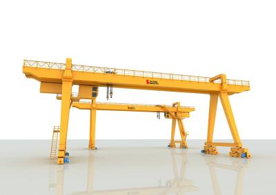 China Double Girder Custom Gantry Cranes 100 Tons High Power Continuity Rate for sale