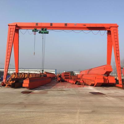 China Lightweight Single Girder Gantry Crane With Electric Hoist Simple Structure for sale