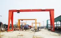 China Lightweight Single Girder Gantry Crane With Electric Hoist Simple Structure for sale